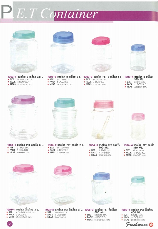 ขวดโหล P.E.T. | Thailand YellowPages